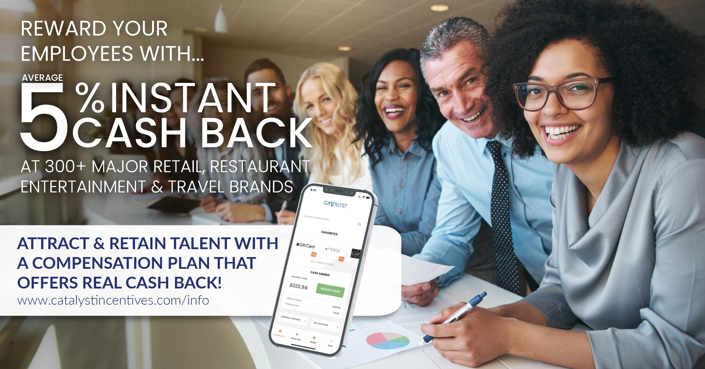 Instant Cash Back Rewards Program For Employees – Catalyst Marketing ...